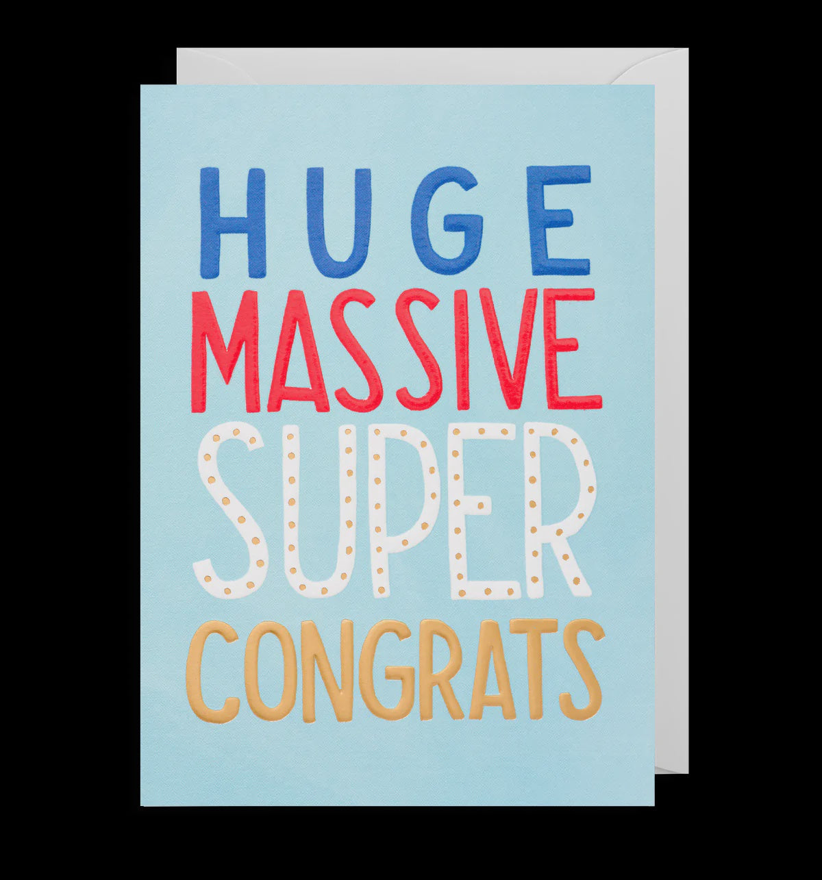 Super Congrats Card | Pretty Shiny Shop