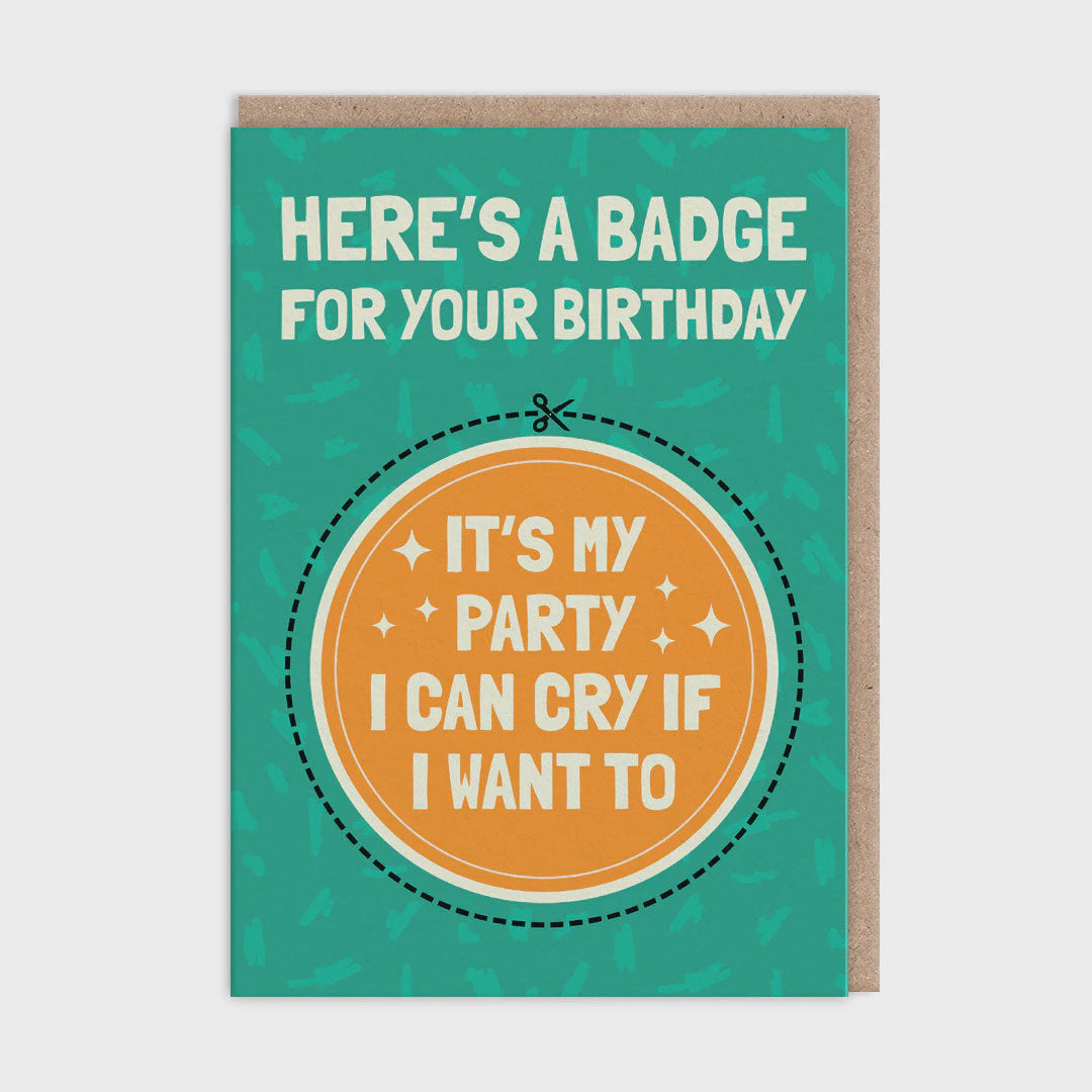 I Can Cry Card | Pretty Shiny Shop