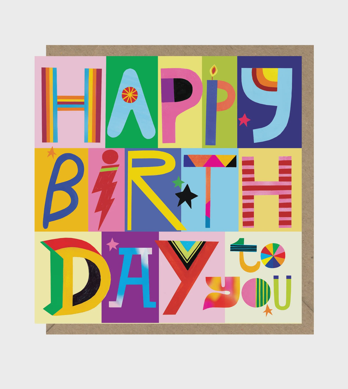 Typo Birthday Card | Pretty Shiny Shop