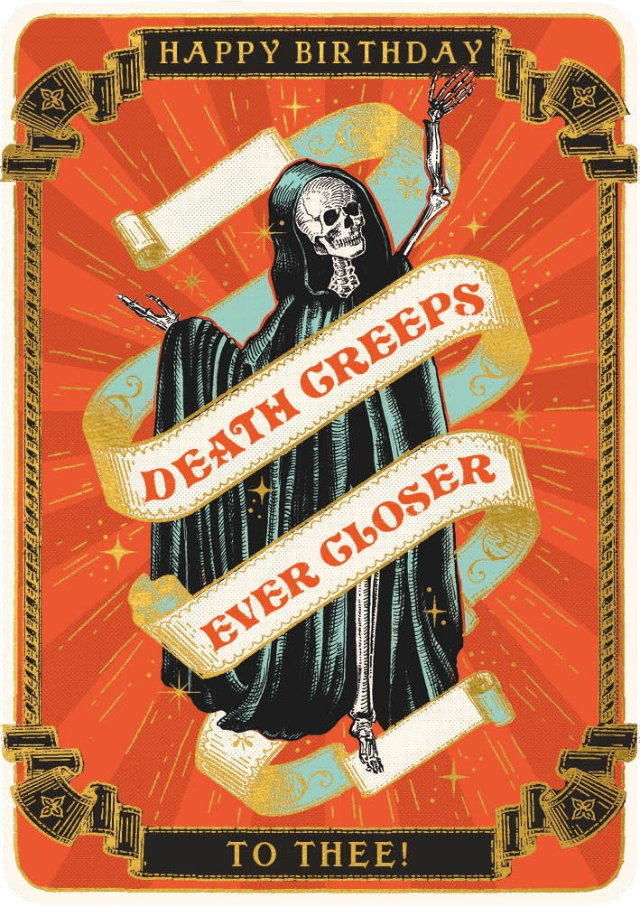Death Creeps Card | Pretty Shiny Shop